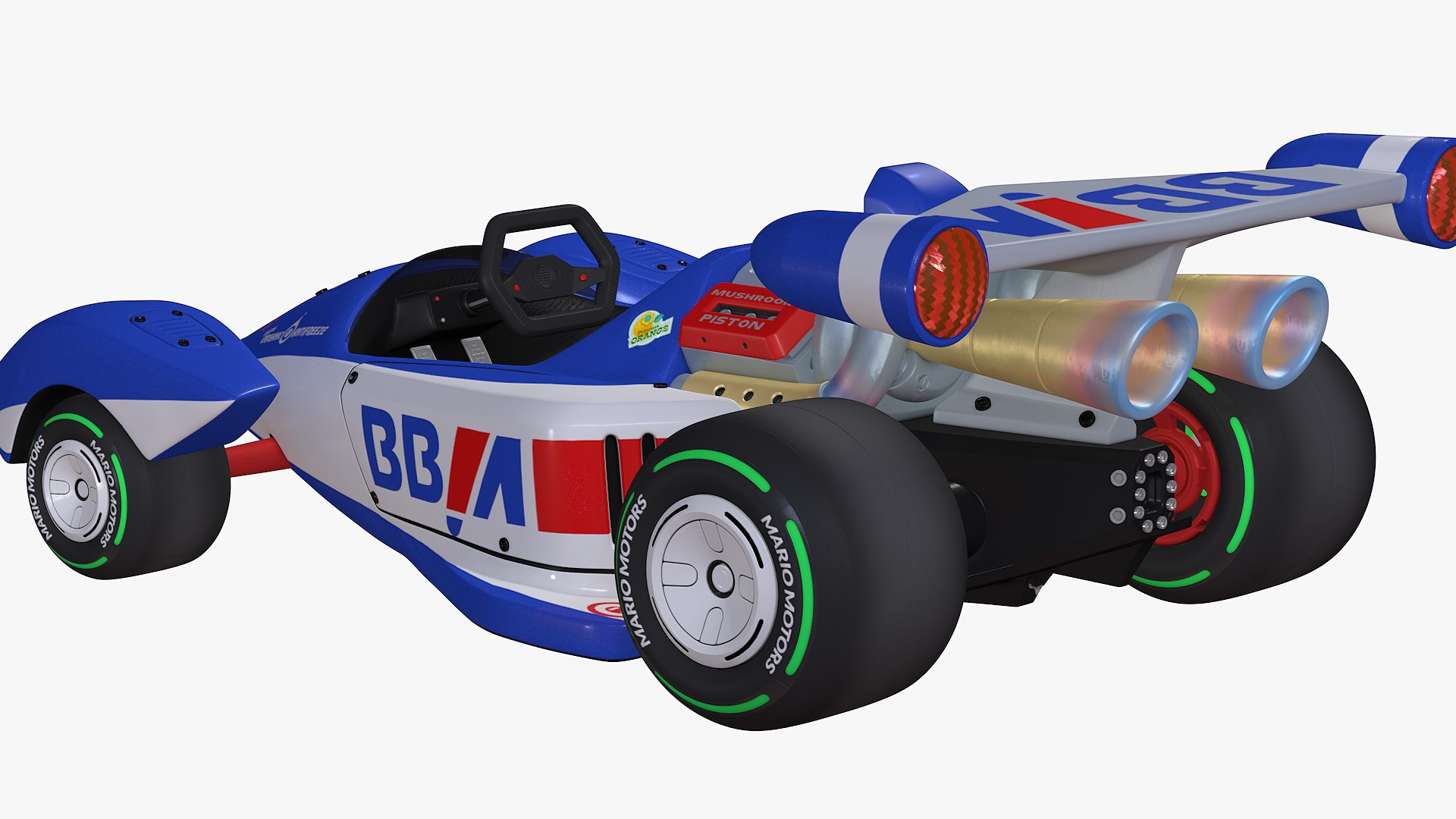 Mario Kart Deluxe Circuit Special Vehicle 8K 3D - TurboSquid 1847611