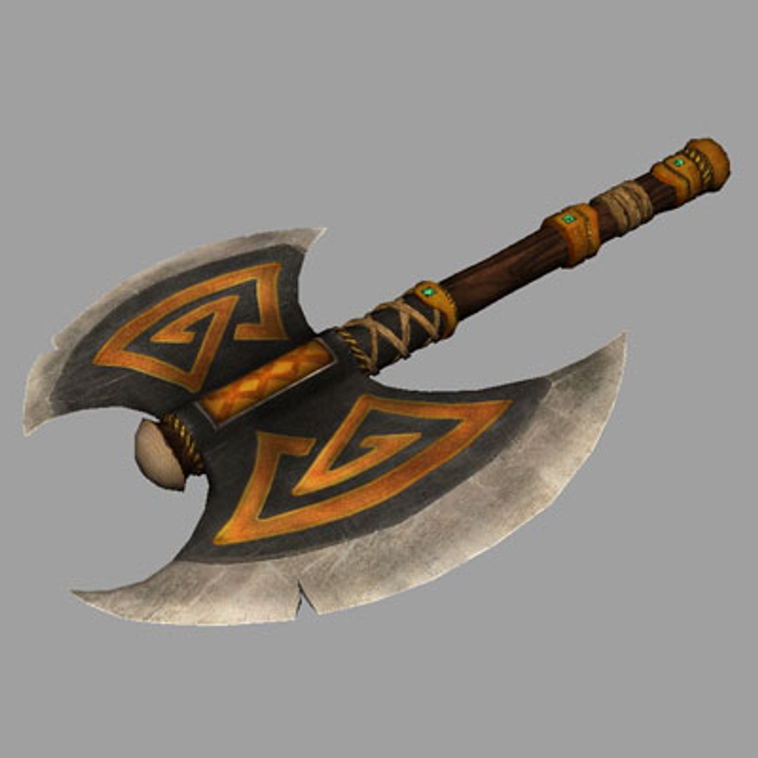 obj short battle axe