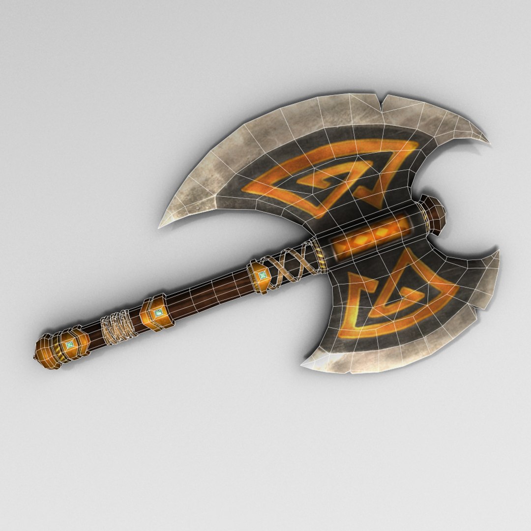 obj short battle axe