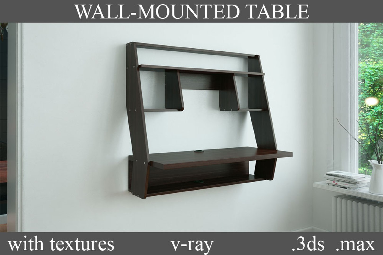 3d Wall-mouned Table