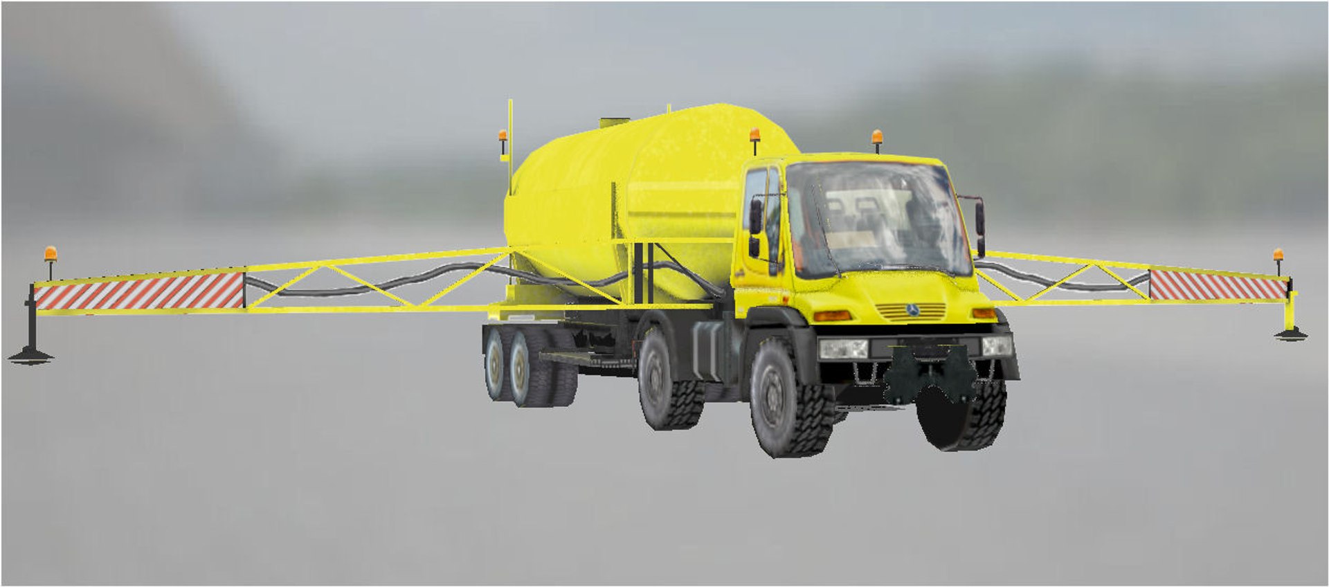 U400 u500 trailers runway 3D - TurboSquid 1239984