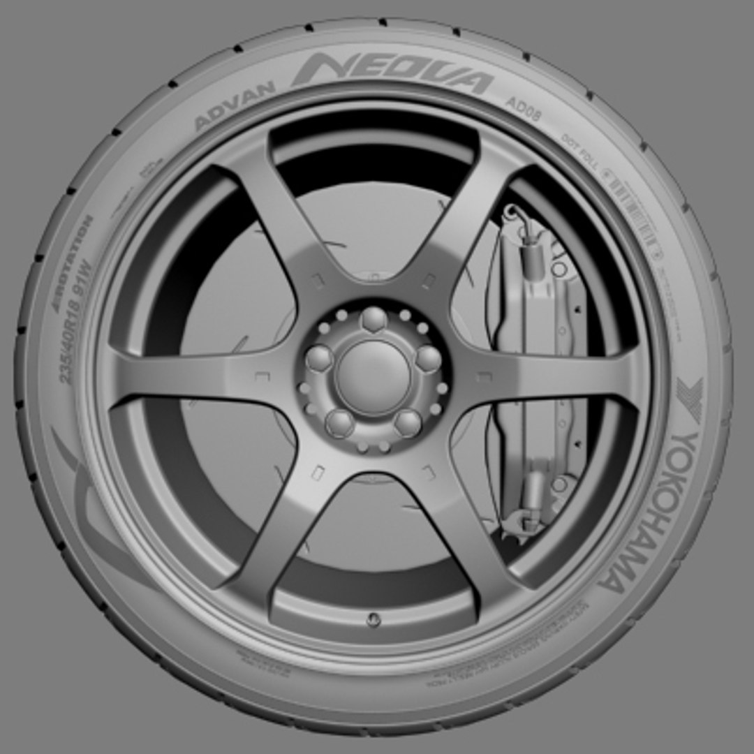 3d Volk Racing G2 Wheel