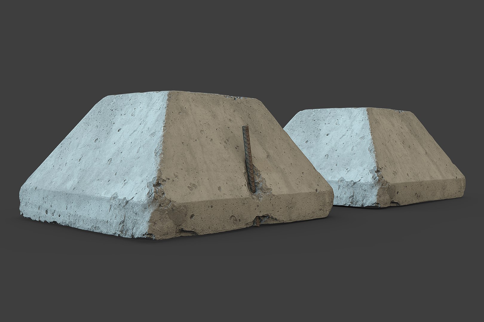 Concrete Block 3D Model - TurboSquid 1430419