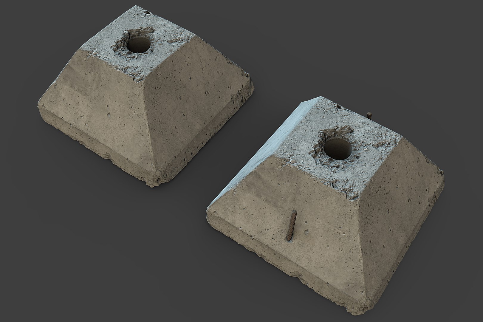Concrete Block 3D Model - TurboSquid 1430419