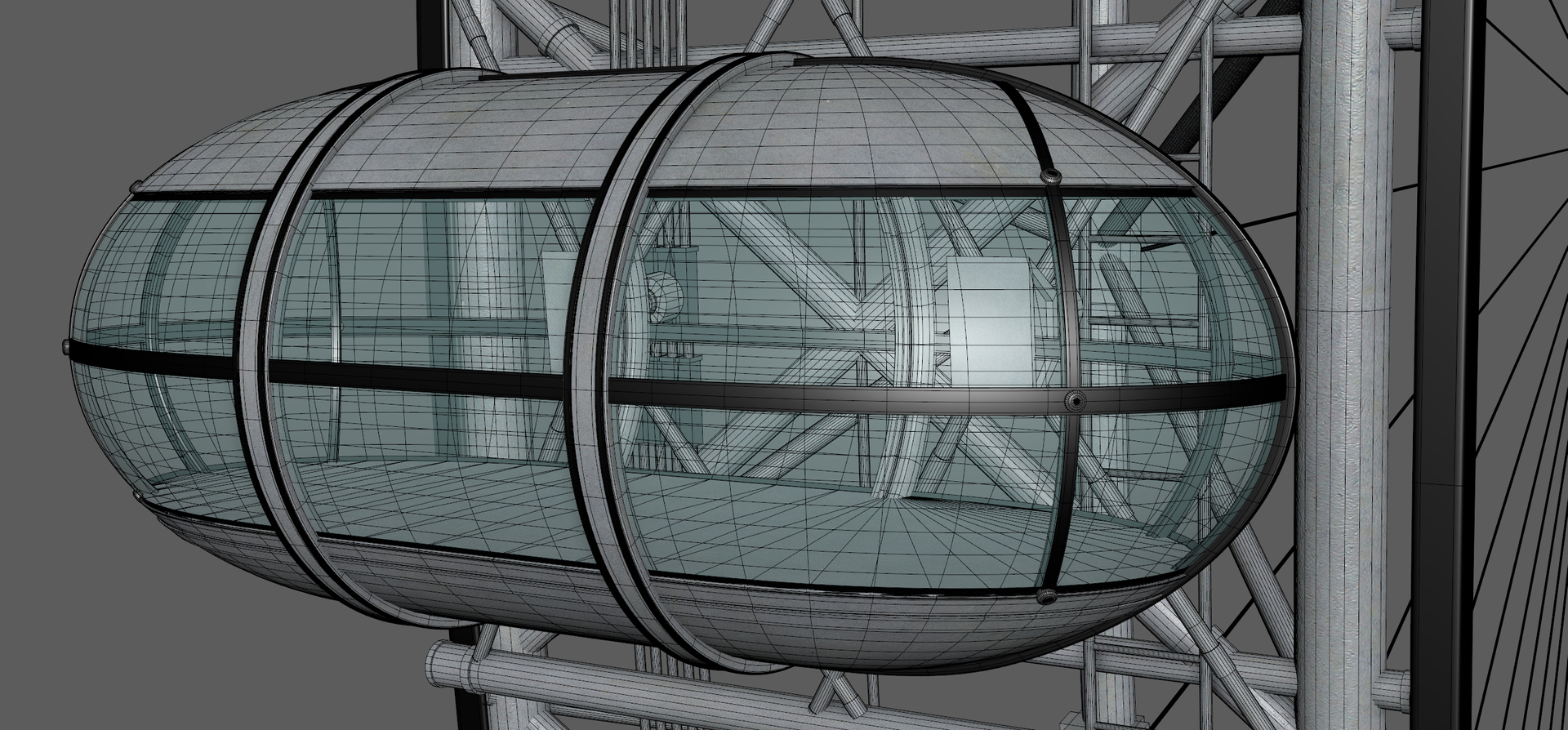 3D london eye ferris wheel model - TurboSquid 1279409