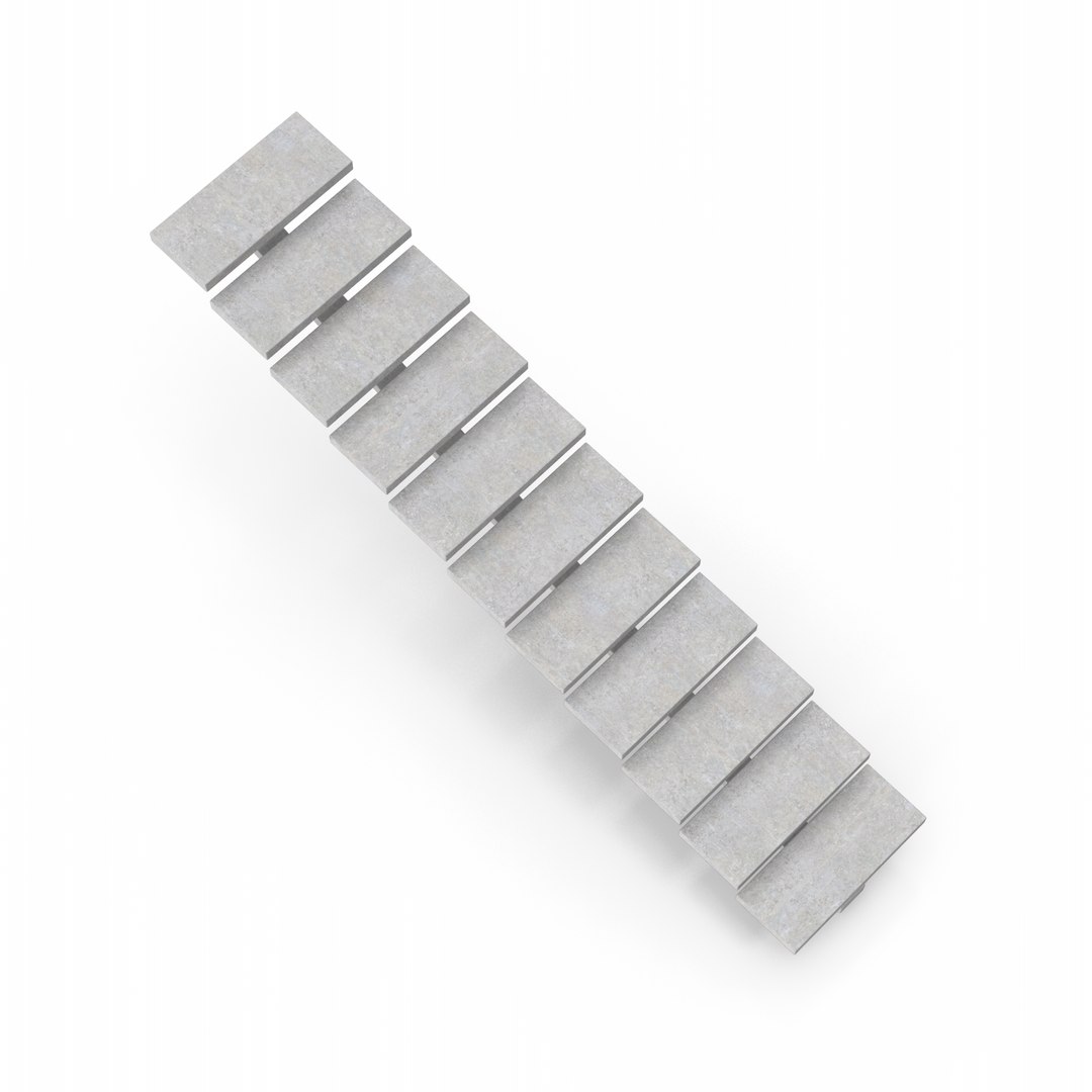Concrete Stairs 3D Model - TurboSquid 2142080