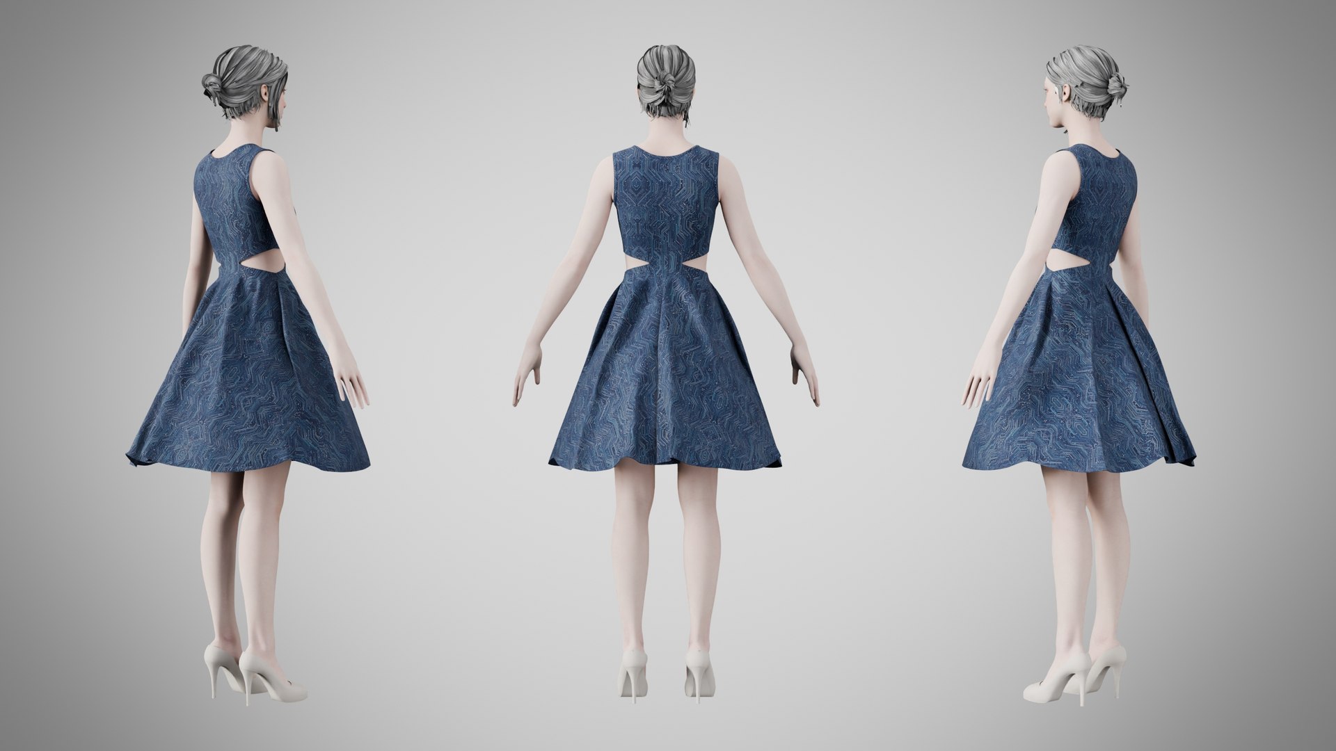 3D Dress 33 Digital Horizon Weave V2 - TurboSquid 2501373