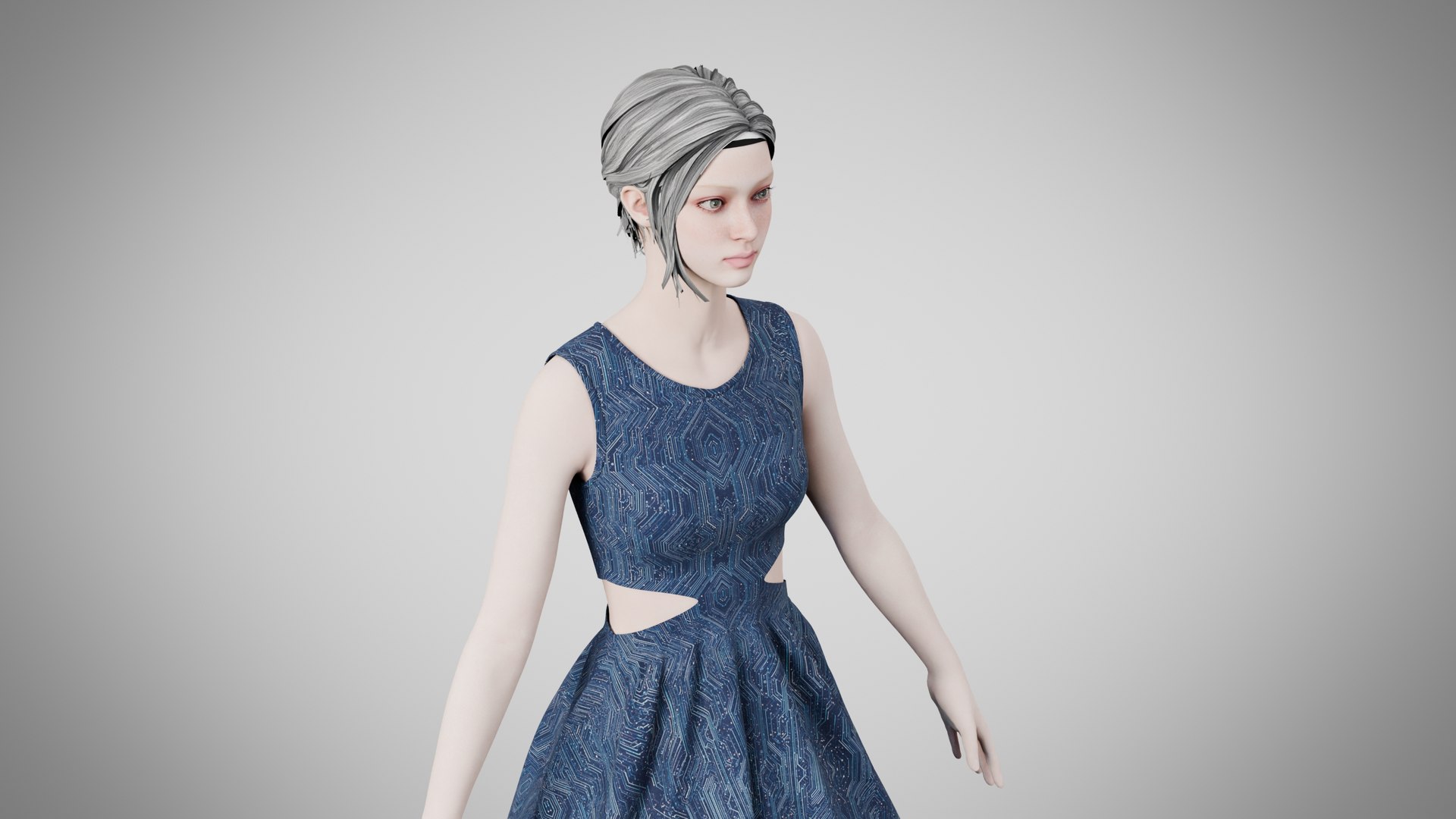 3D Dress 33 Digital Horizon Weave V2 - TurboSquid 2501373