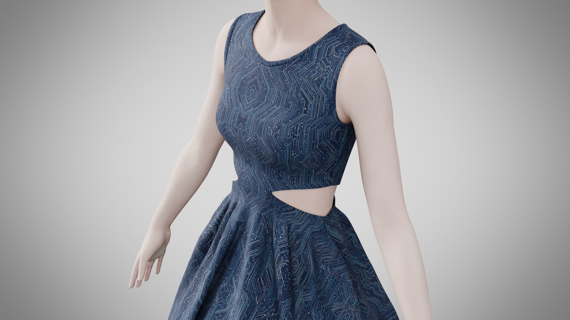 3D Dress 33 Digital Horizon Weave V2 - TurboSquid 2501373
