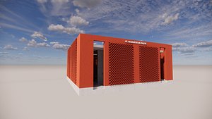 3d Buildings Modern Mosque Model