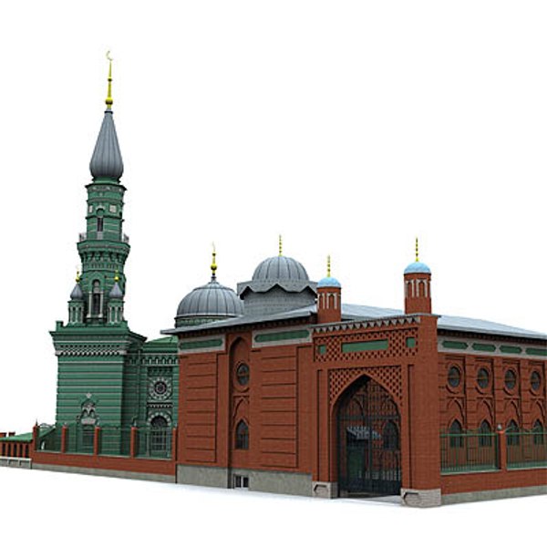 mosque islam 3d model