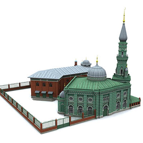mosque islam 3d model