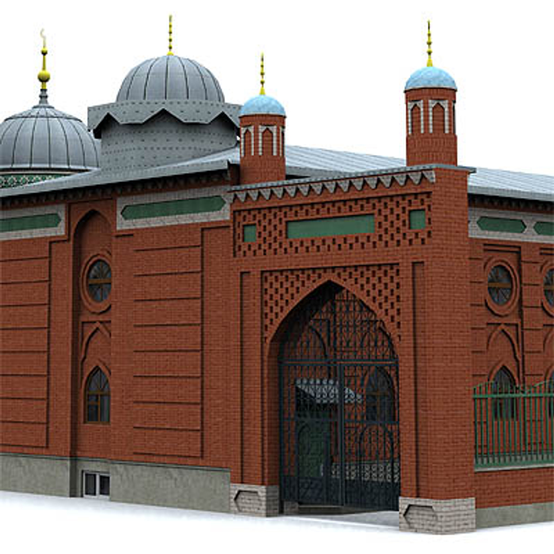 mosque islam 3d model