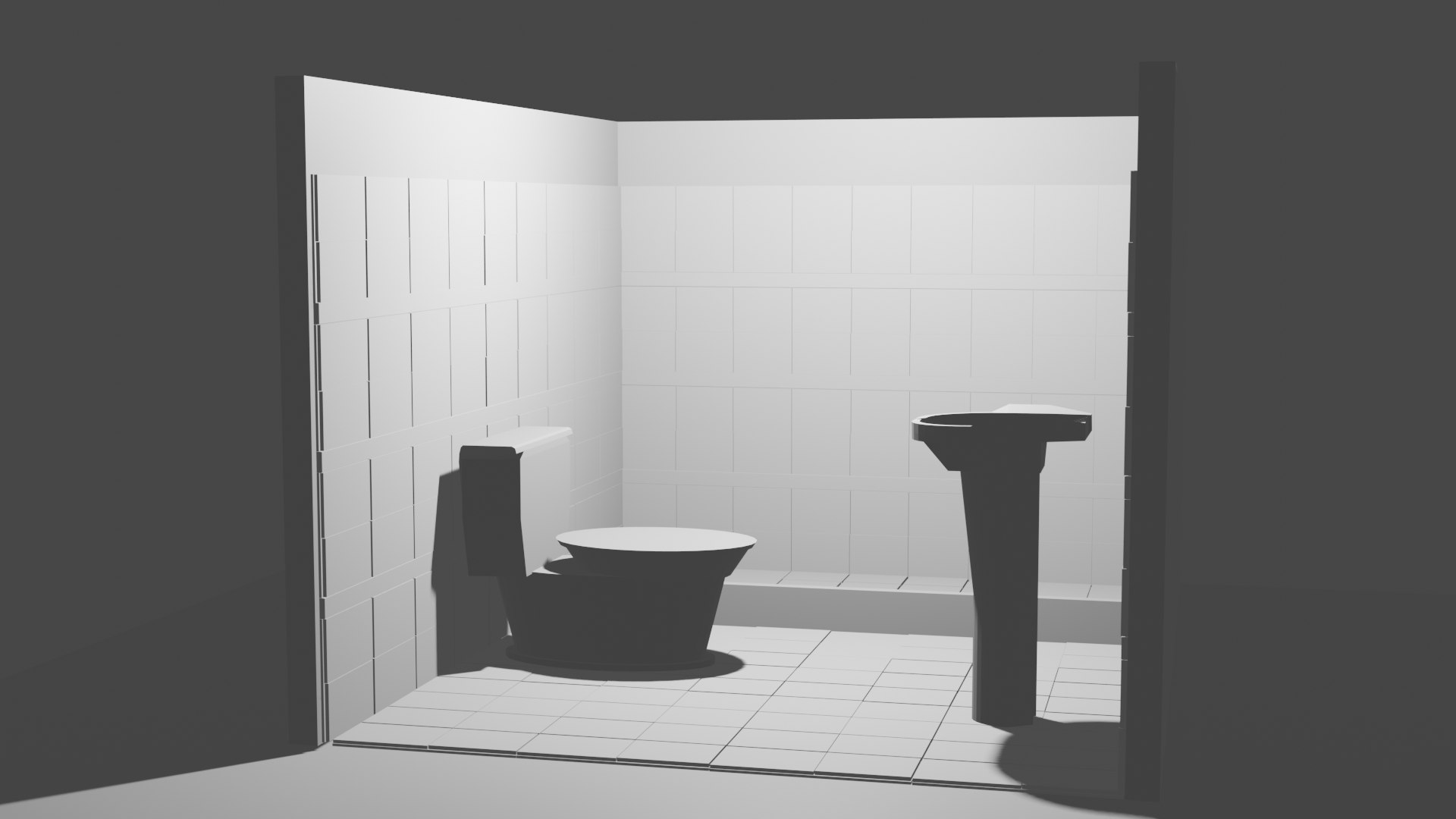 Bathroom Room Model - TurboSquid 1710711