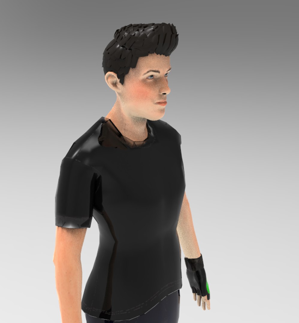 3d rigged guy