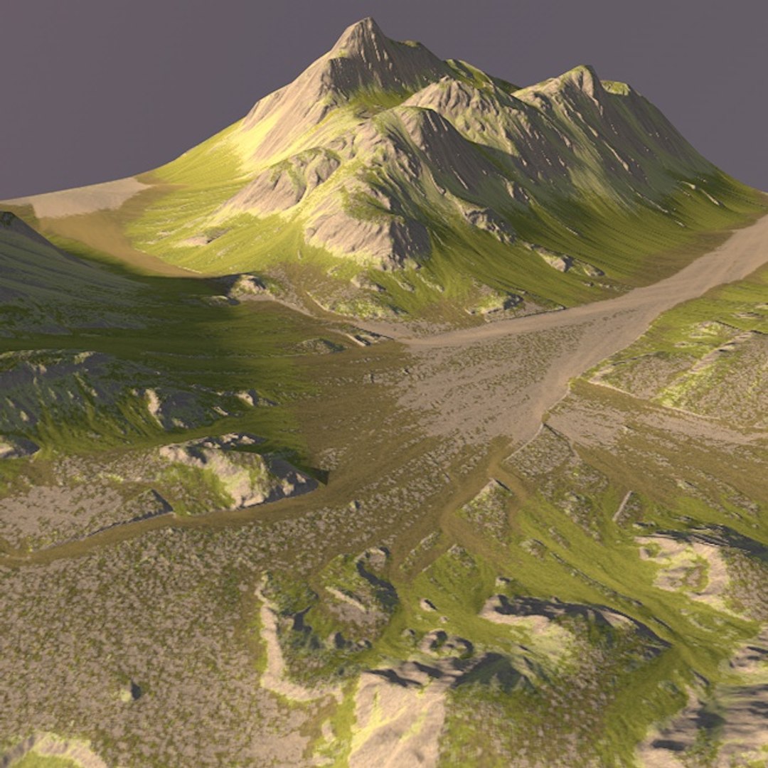 3ds Max Mountain Maps Terrain