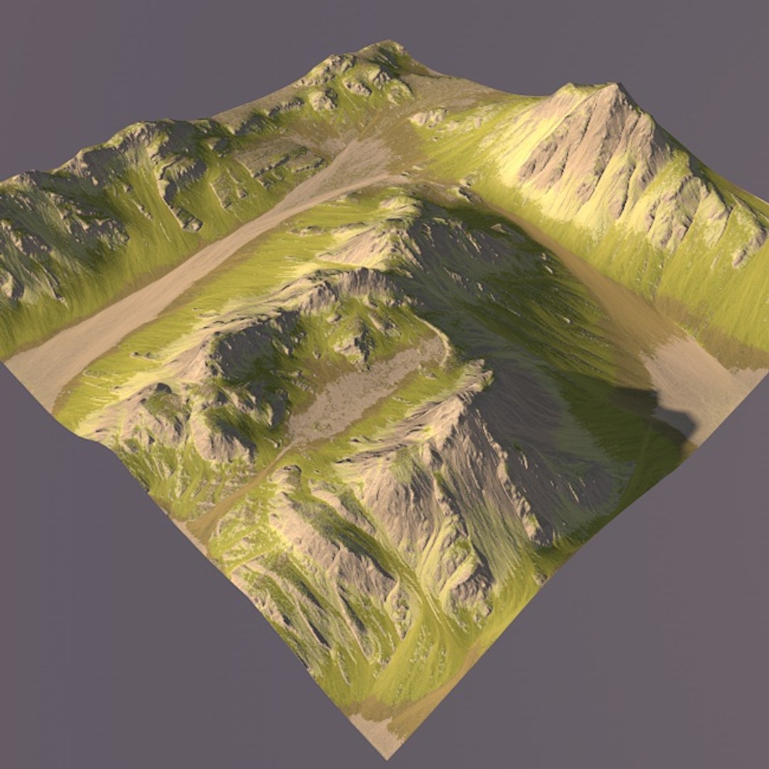3ds Max Mountain Maps Terrain