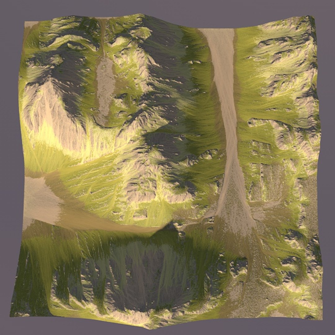 3ds Max Mountain Maps Terrain