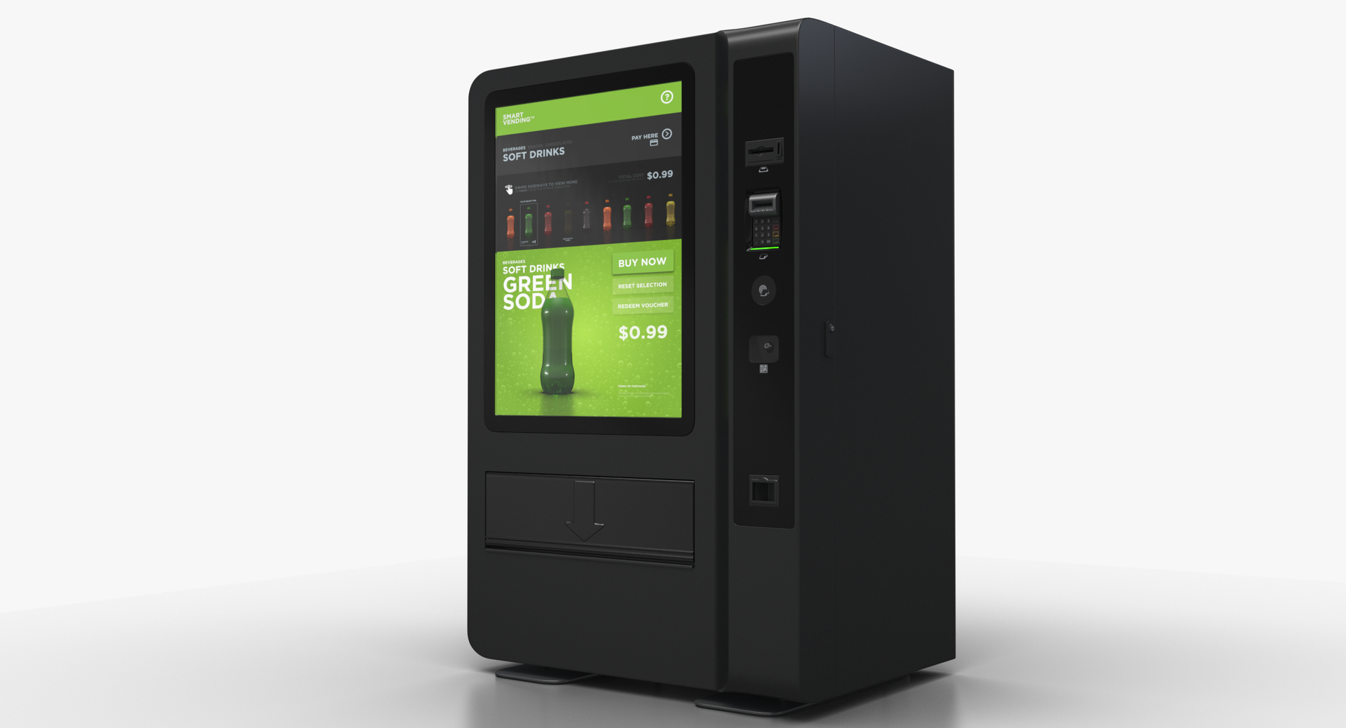 Generic digital vending machine 3D model - TurboSquid 1314974