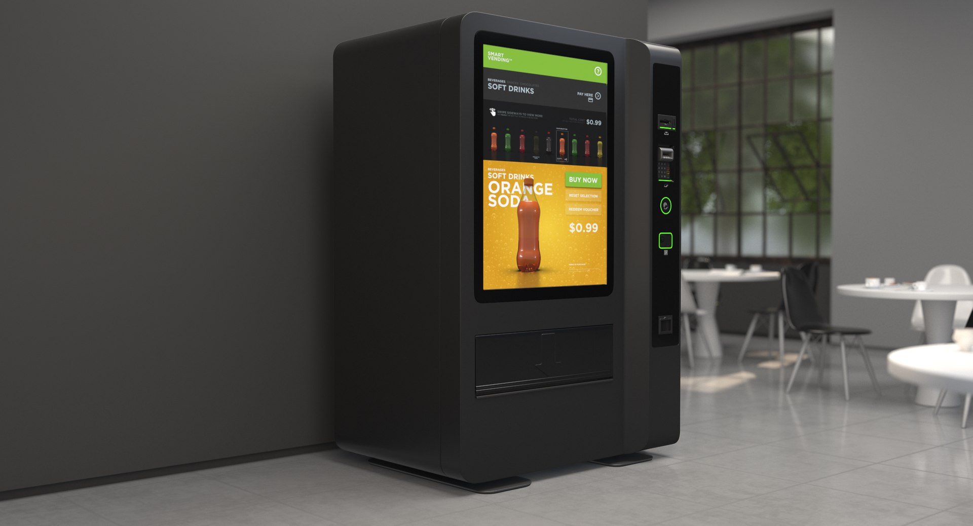 Generic digital vending machine 3D model - TurboSquid 1314974