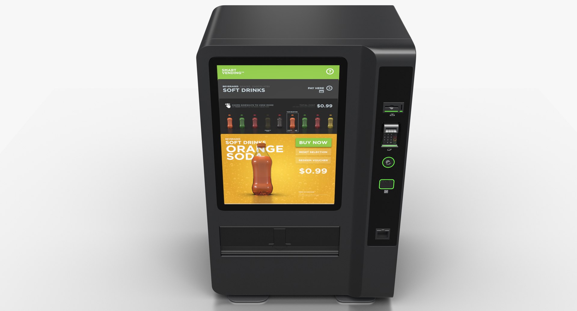 Generic Digital Vending Machine 3D Model - TurboSquid 1314974