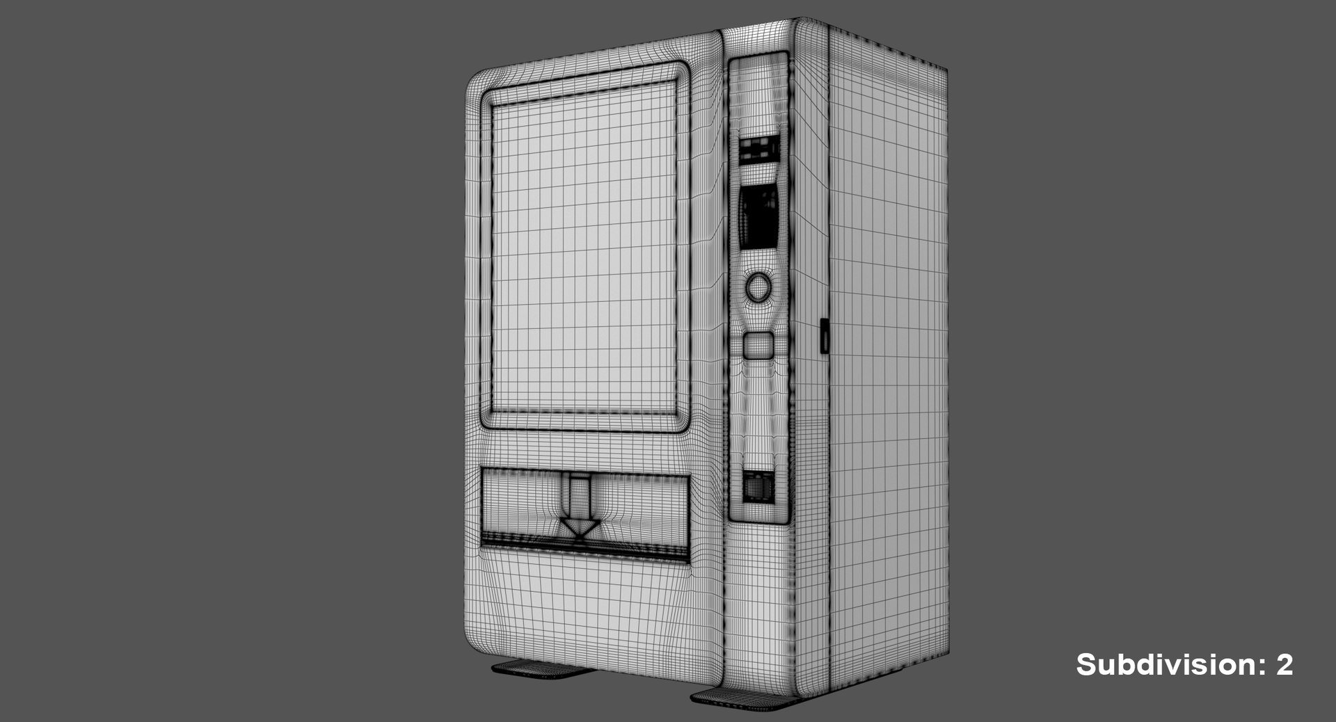 Generic Digital Vending Machine 3D Model - TurboSquid 1314974