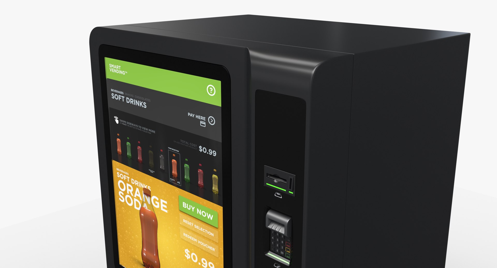 Generic Digital Vending Machine 3D Model - TurboSquid 1314974