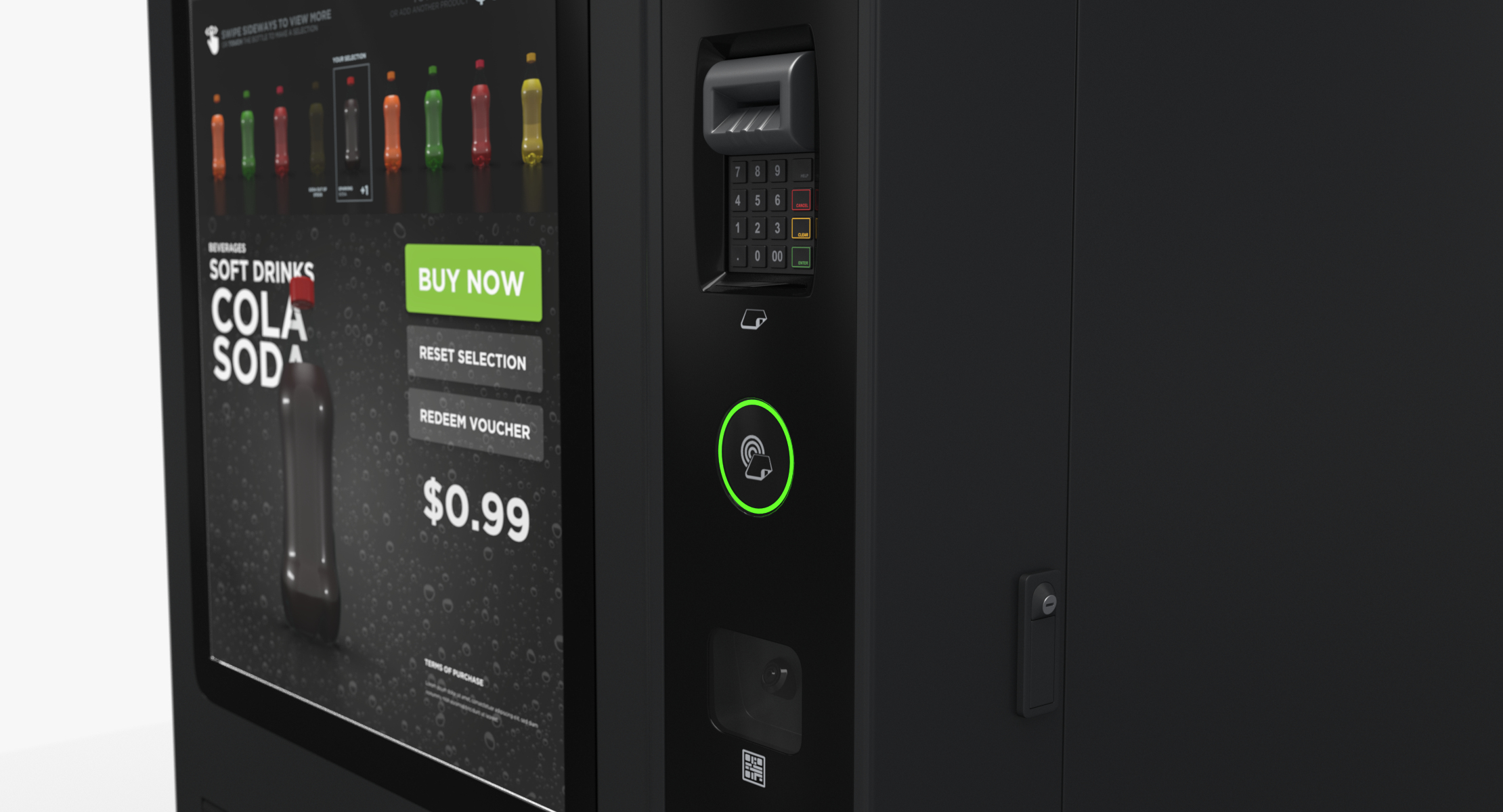 Generic digital vending machine 3D model - TurboSquid 1314974