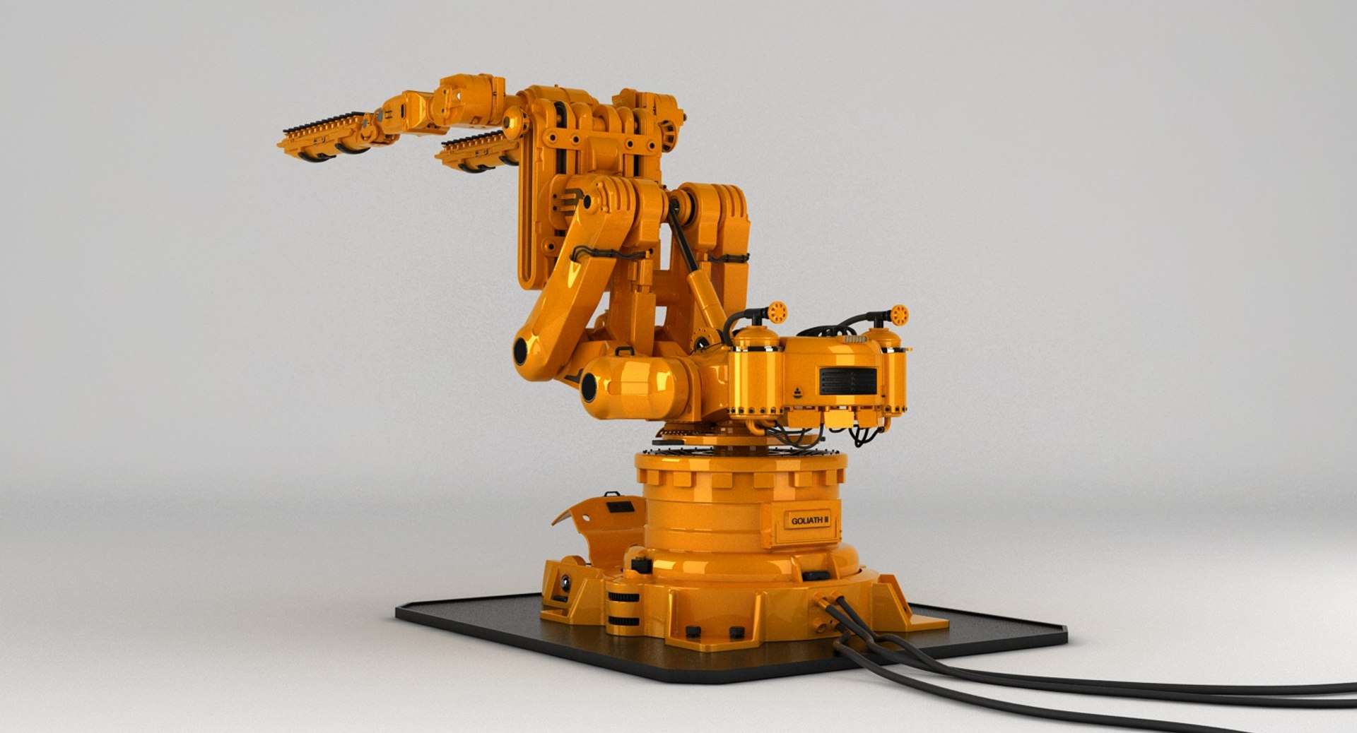 Robot Arm Rigged 3d Model