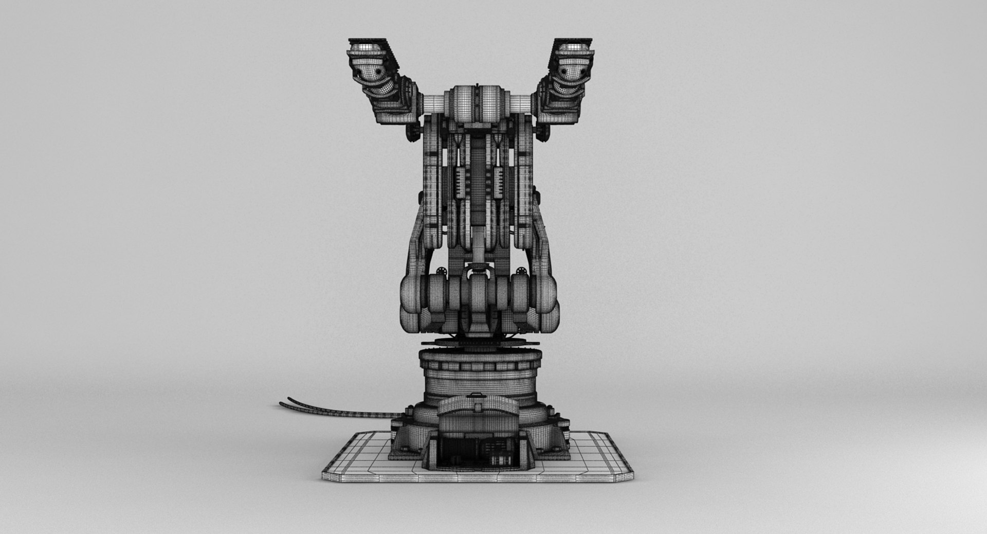 Robot Arm Rigged 3d Model