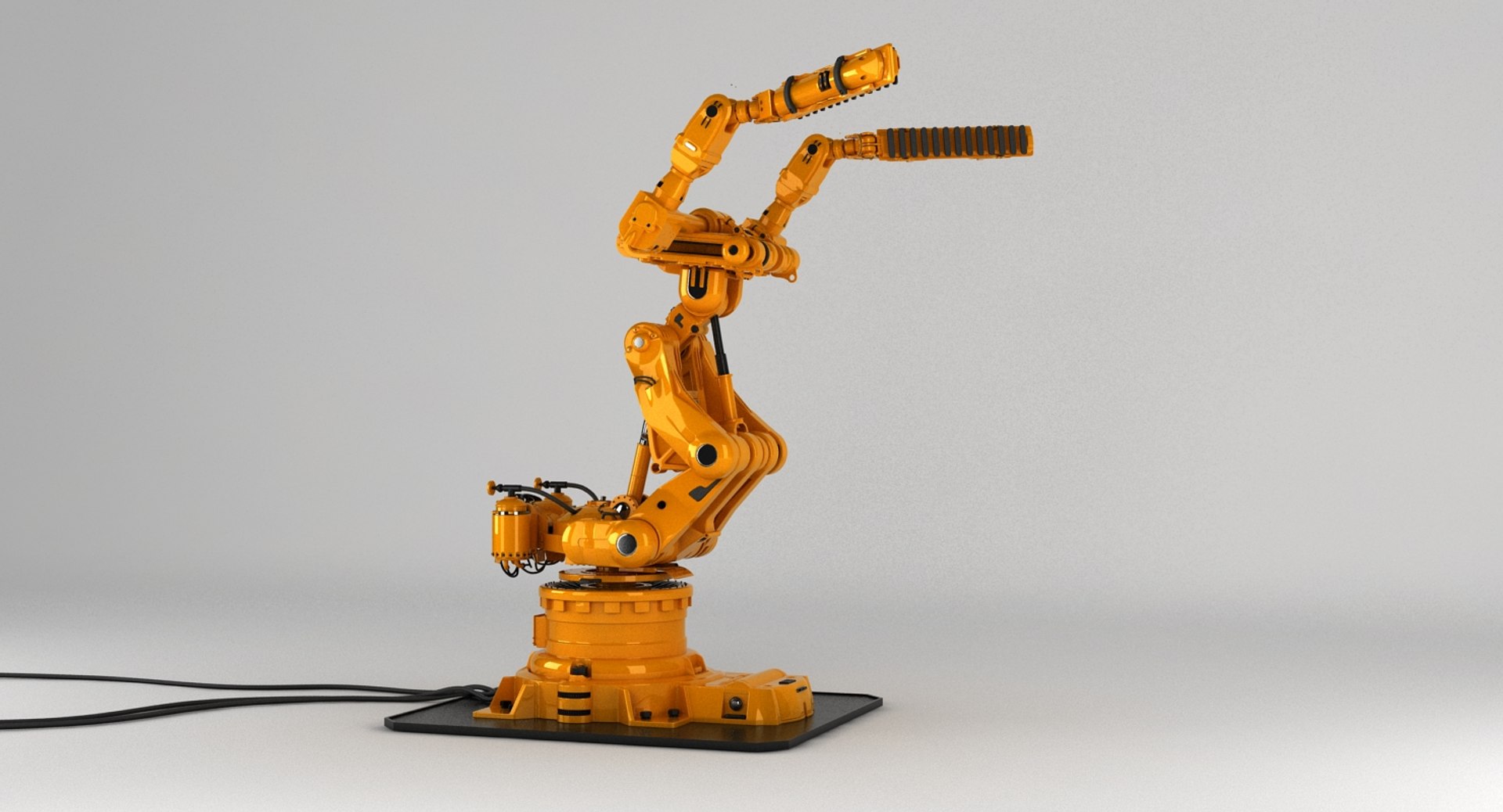 Robot Arm Rigged 3d Model