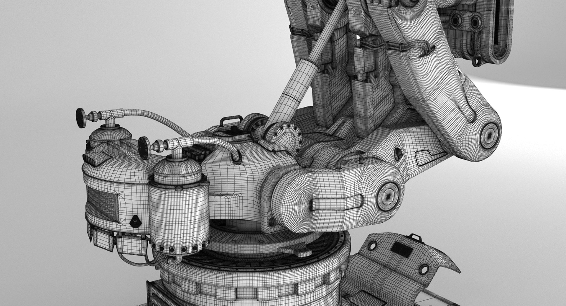 Robot Arm Rigged 3d Model