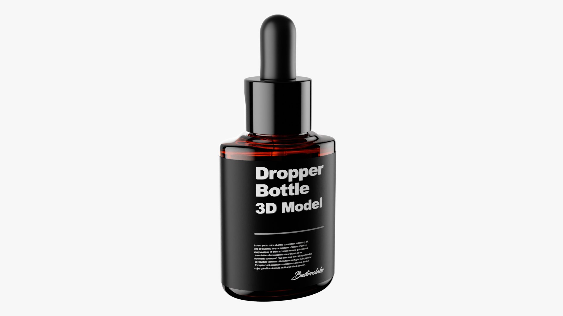 Dropper Bottle Model - TurboSquid 1957401