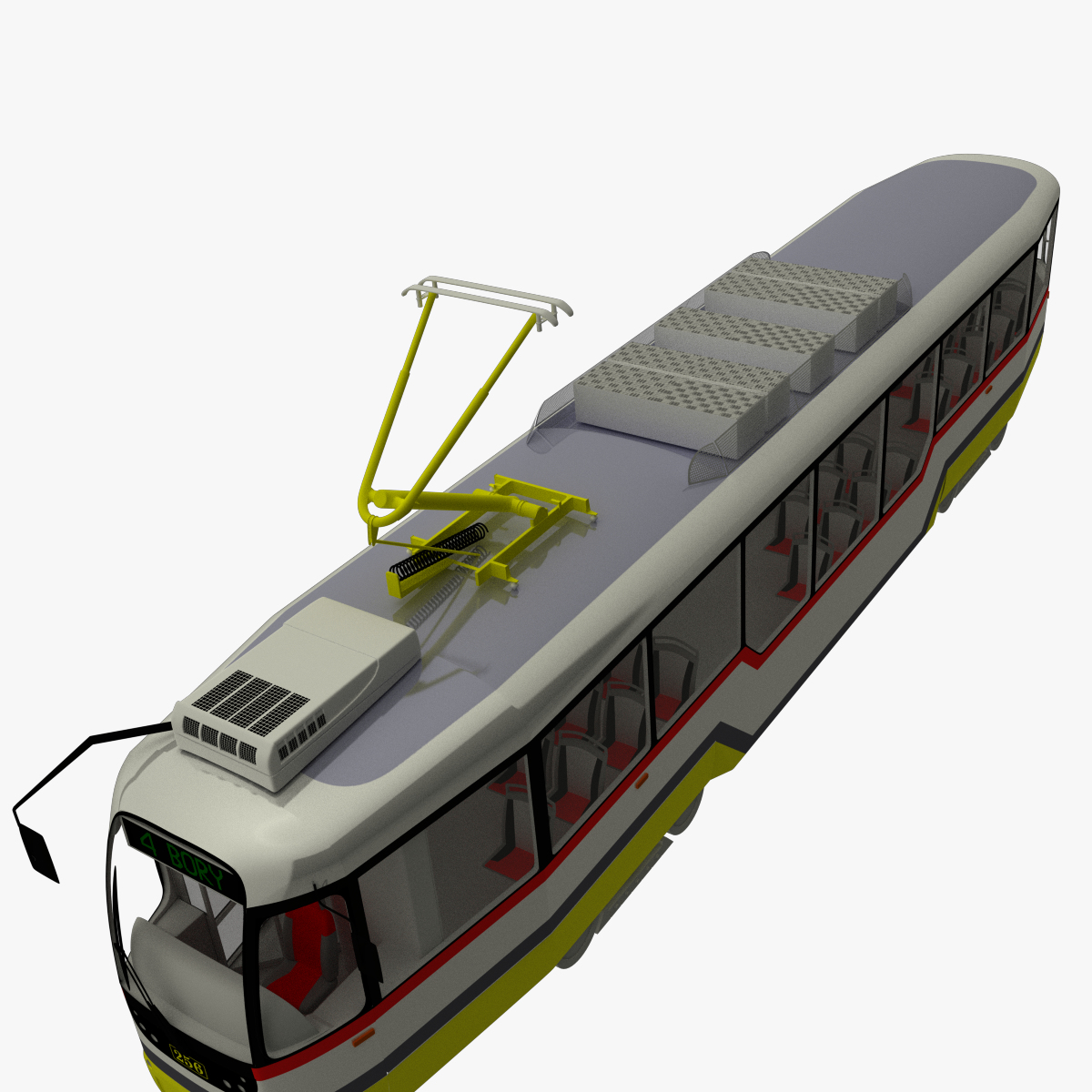 3d model czech trams variolf3