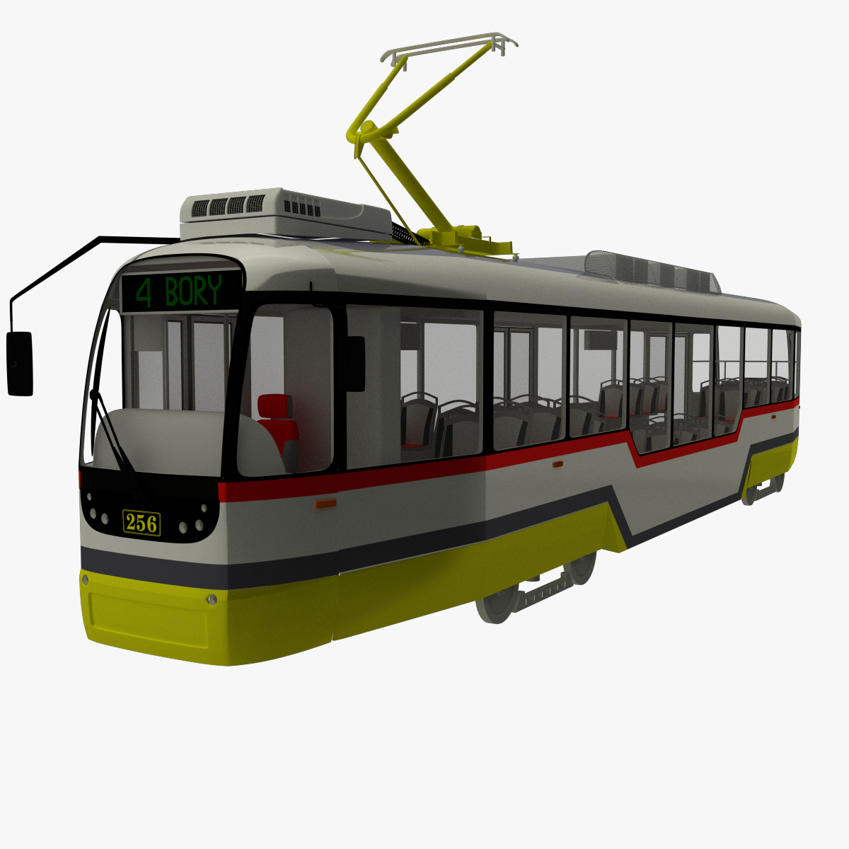 3d model czech trams variolf3