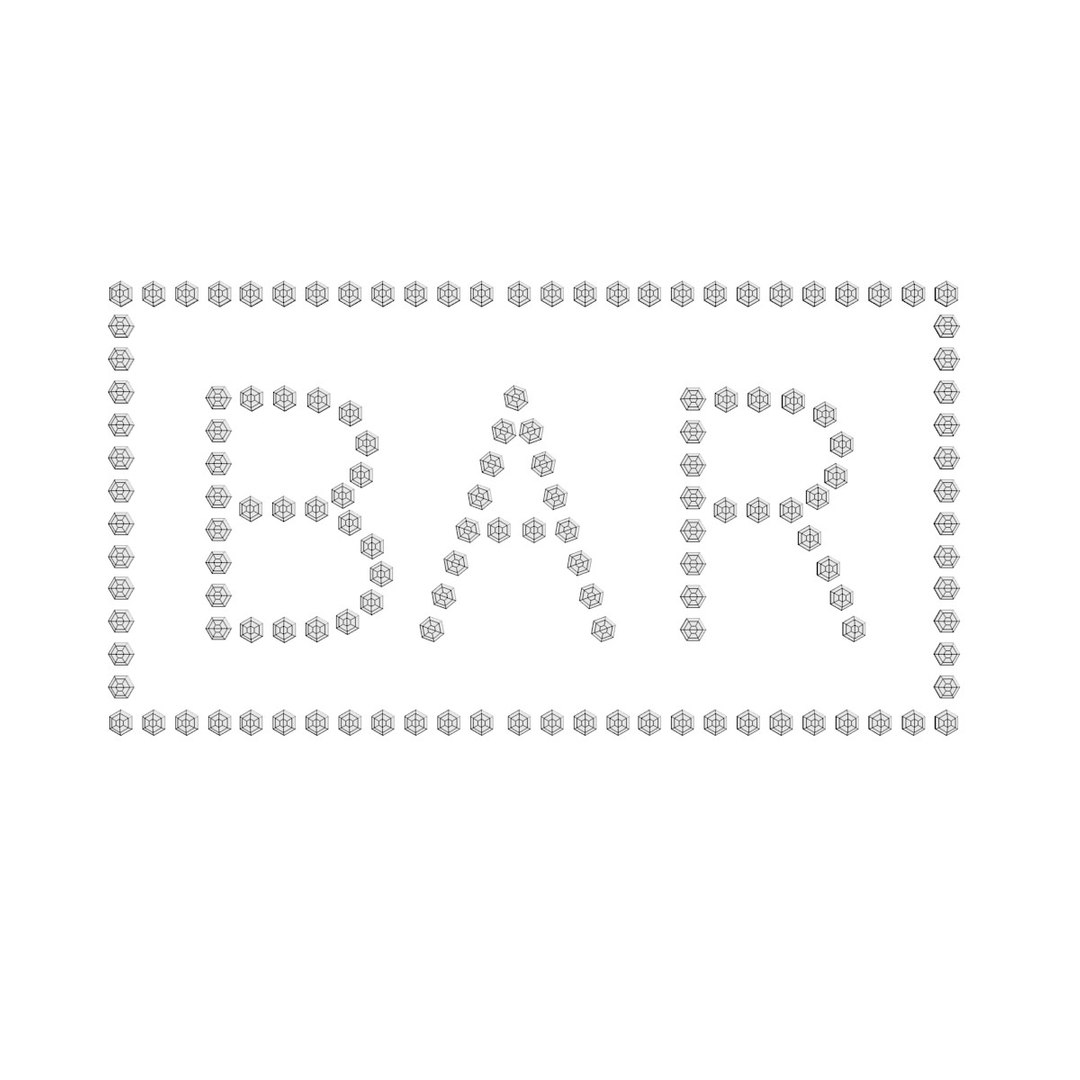 3d Model Of Bulb Sign Bar