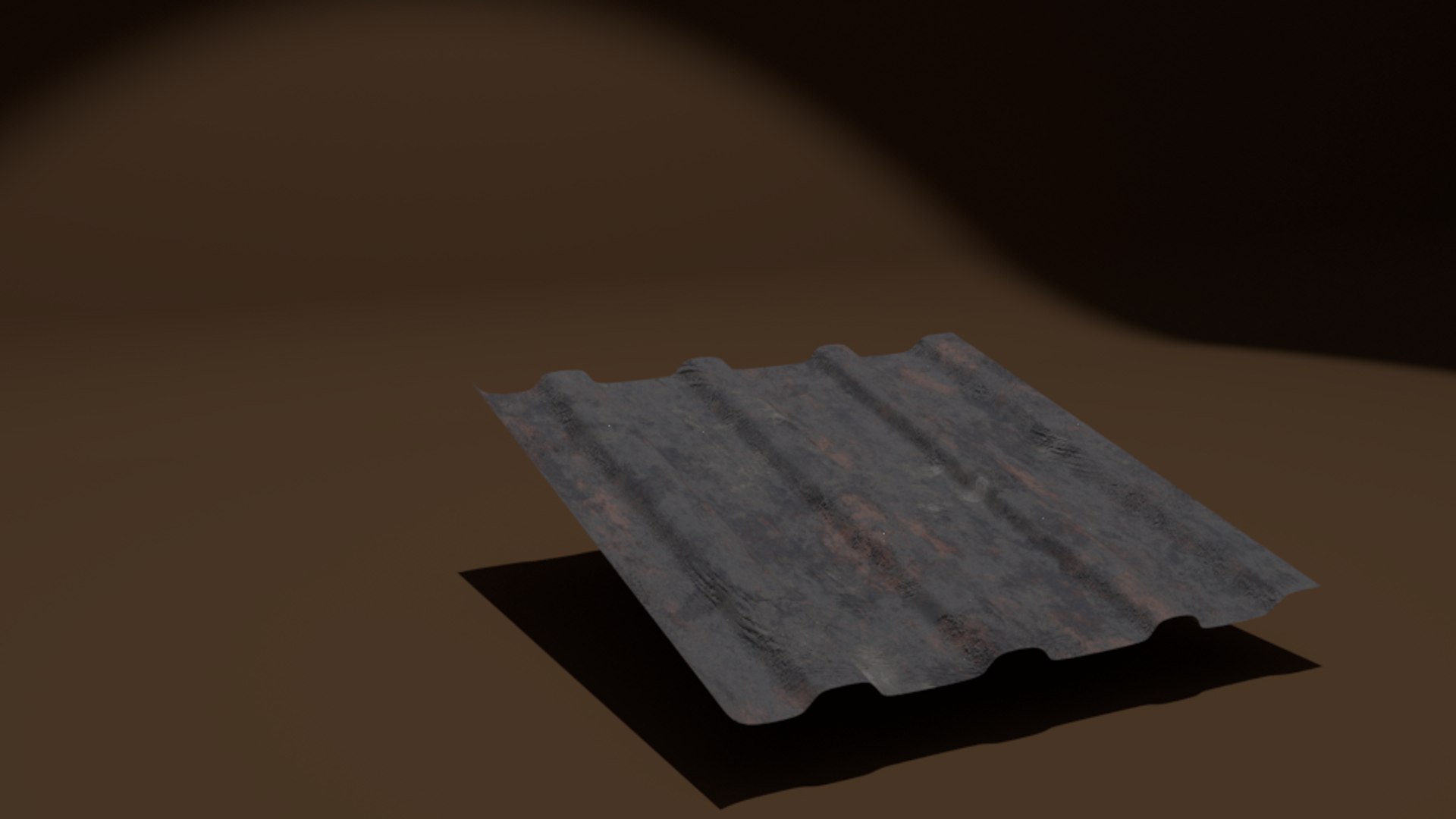Corrugated sheet 3D model - TurboSquid 1380247