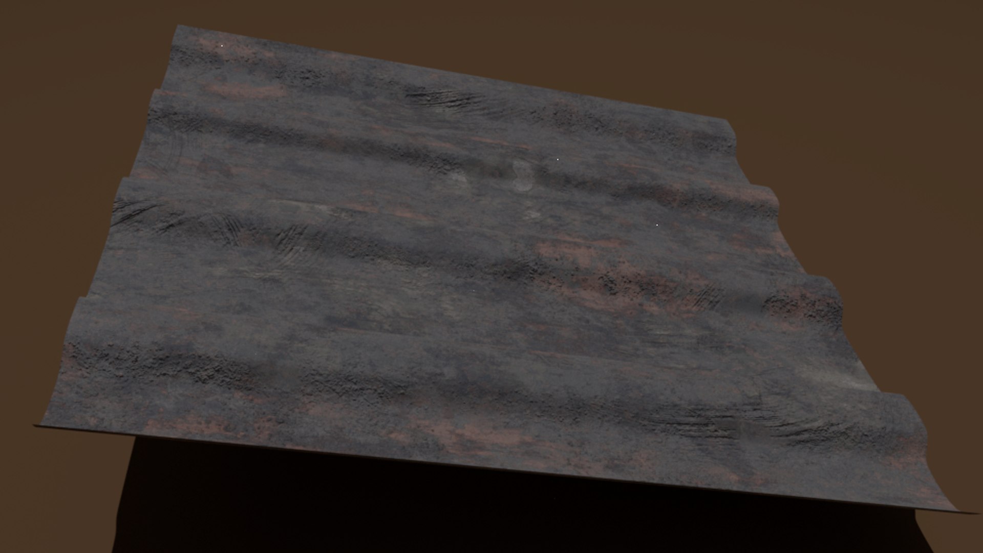 Corrugated sheet 3D model - TurboSquid 1380247