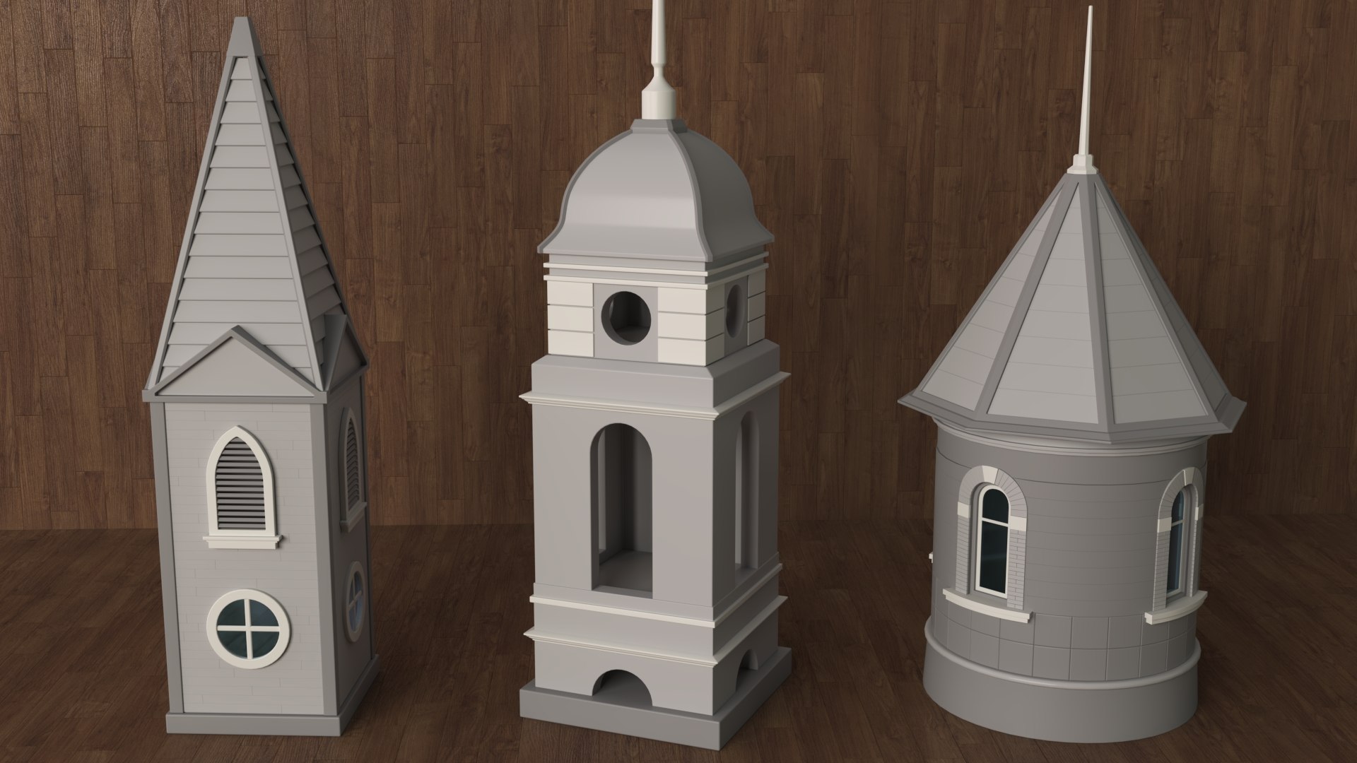 3D Building Towers Collection 1 - 20 Pieces - TurboSquid 2021343