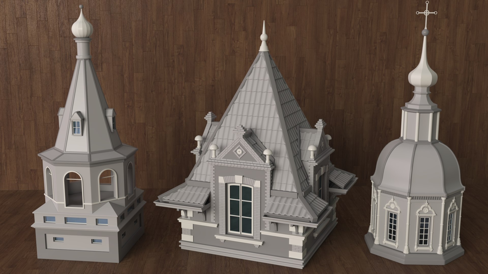 3D Building Towers Collection 1 - 20 Pieces - TurboSquid 2021343