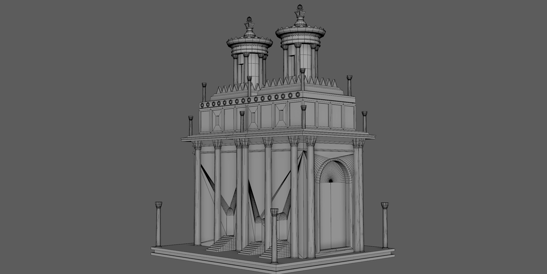 Ancient Petra Temple V2 3D Model - TurboSquid 2232972