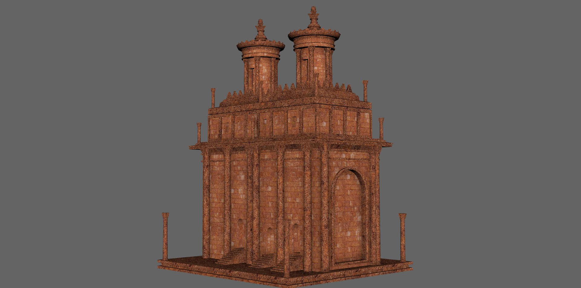 Ancient Petra Temple V2 3D Model - TurboSquid 2232972