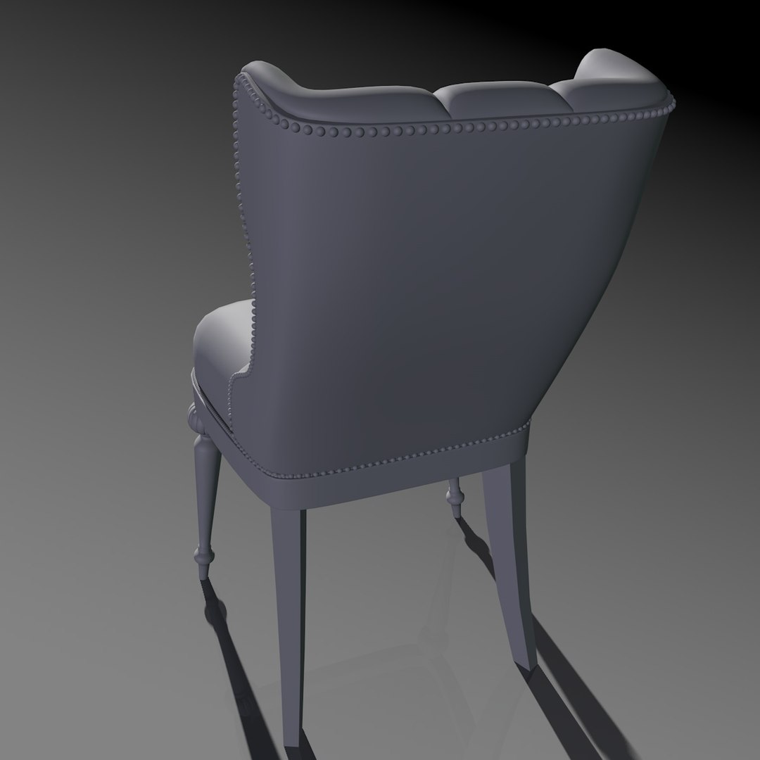 free classic chair 3d model
