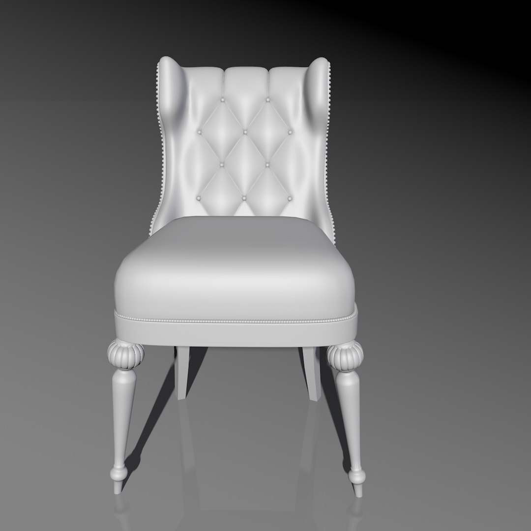 free classic chair 3d model