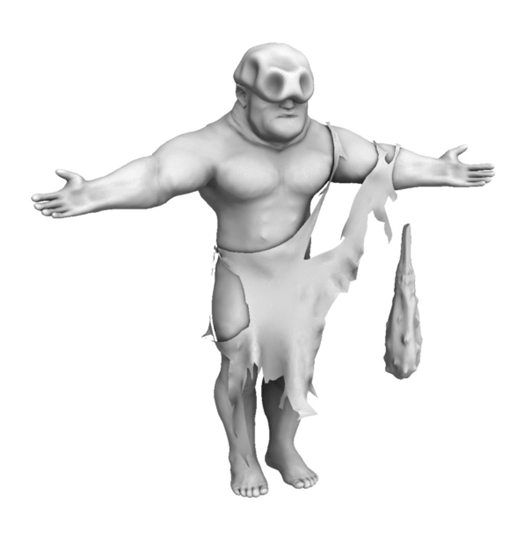 3d Man Fantasy Model