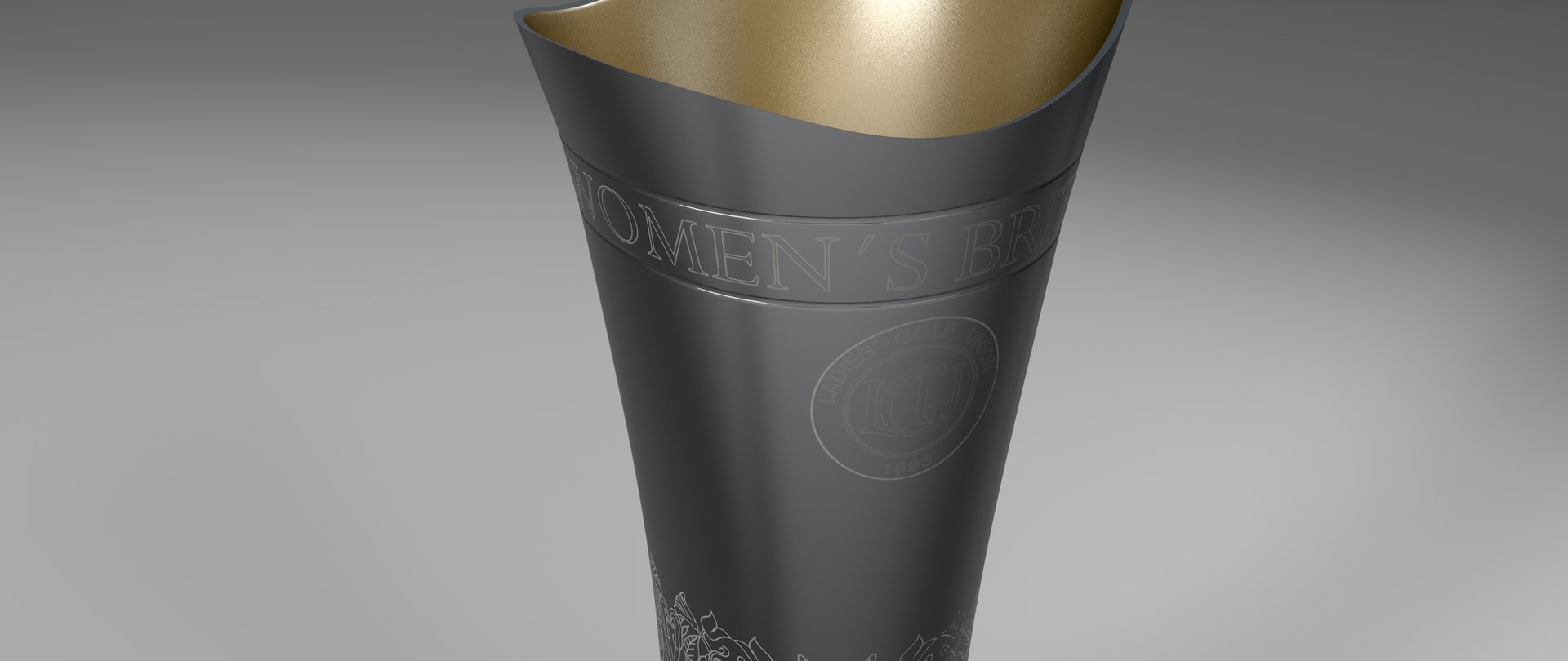 Womens British Open Trophy Model - TurboSquid 1426368