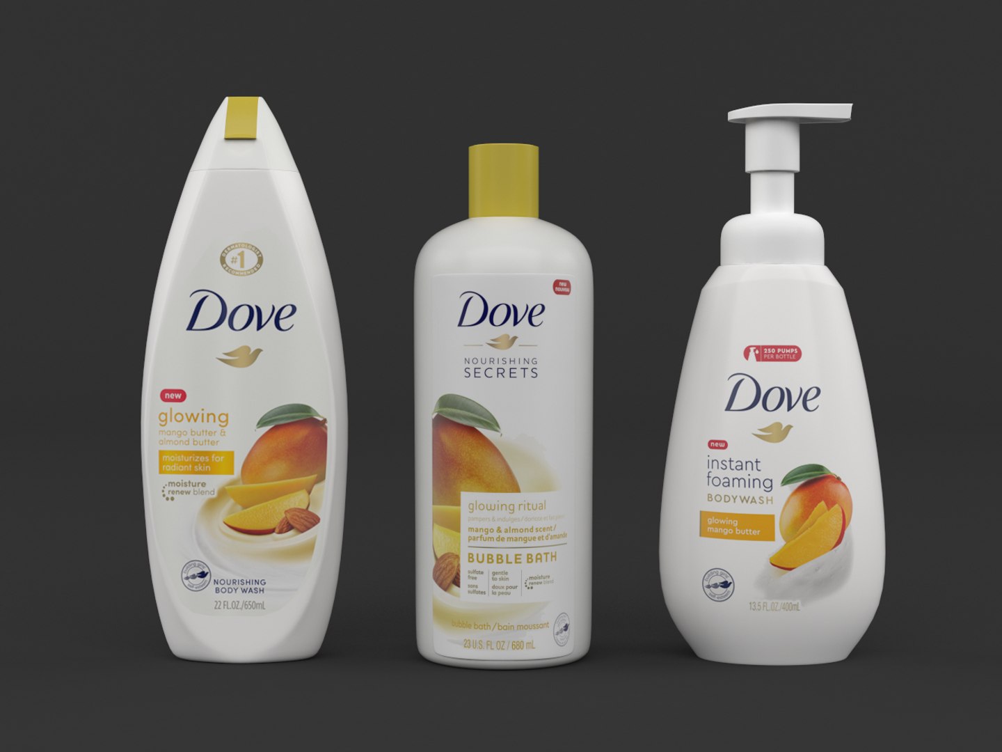 3D Dove Body Wash Model - TurboSquid 1642142