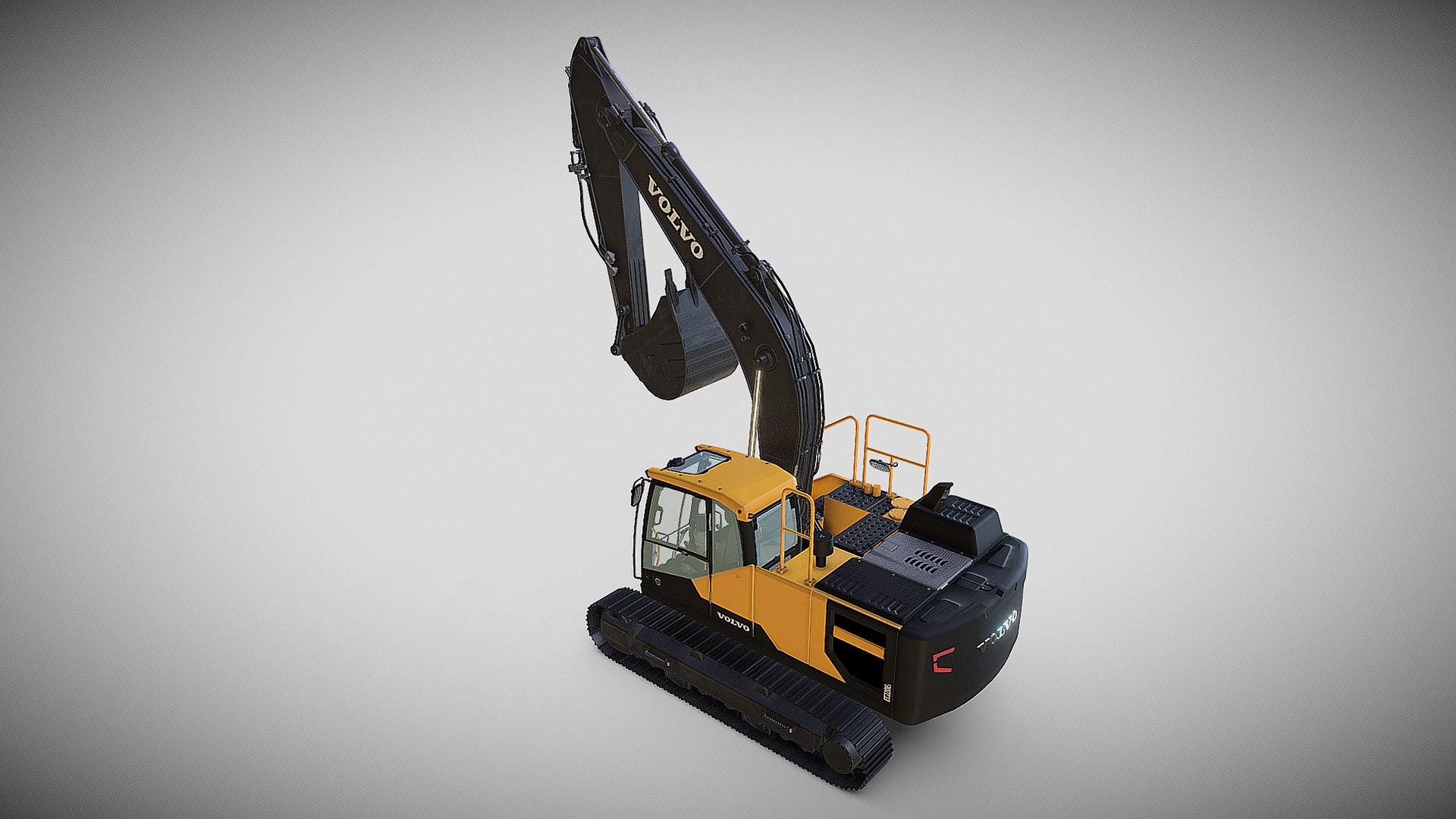 Volvo EC220EL Model - TurboSquid 2373599