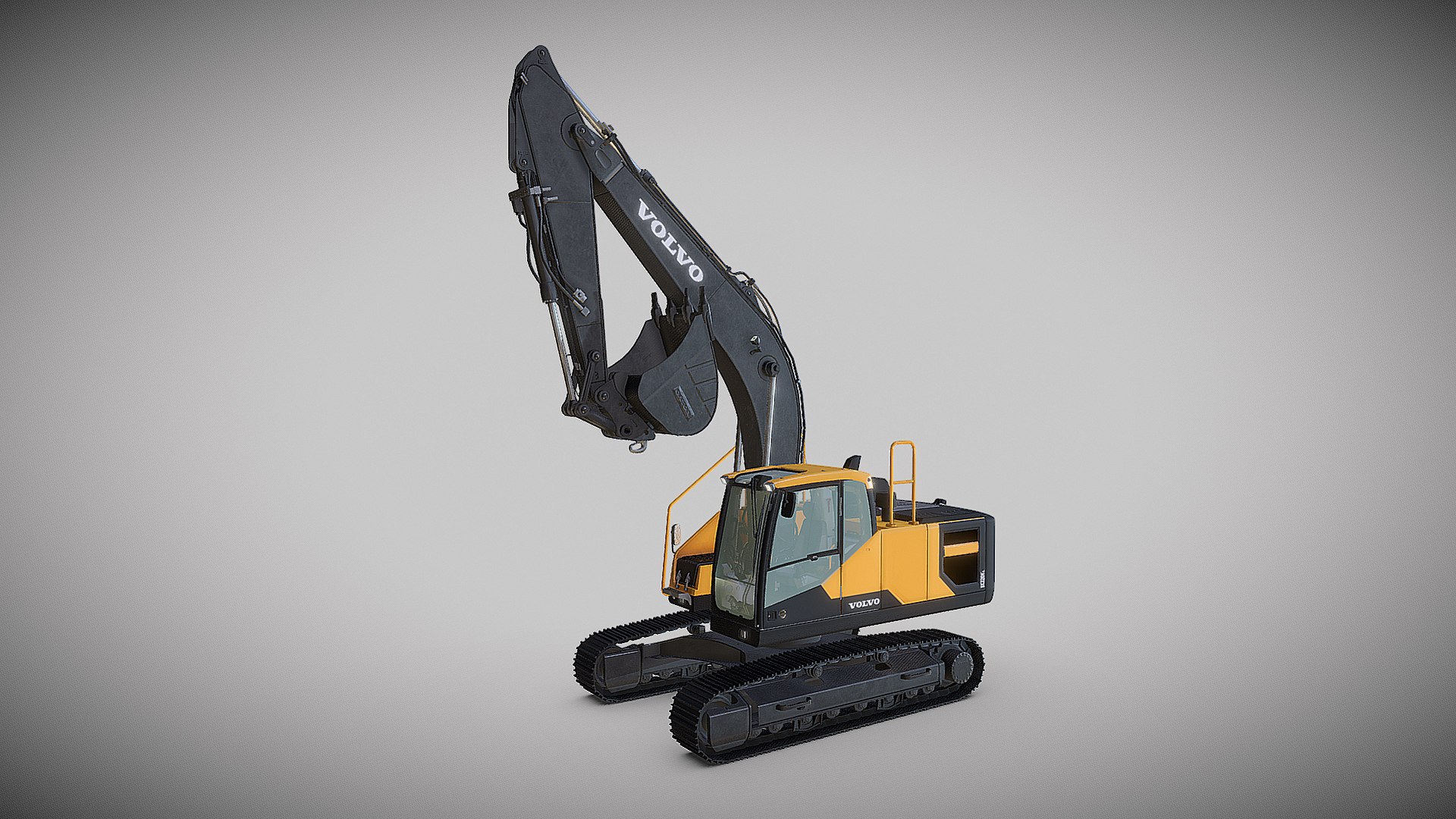 Volvo EC220EL Model - TurboSquid 2373599