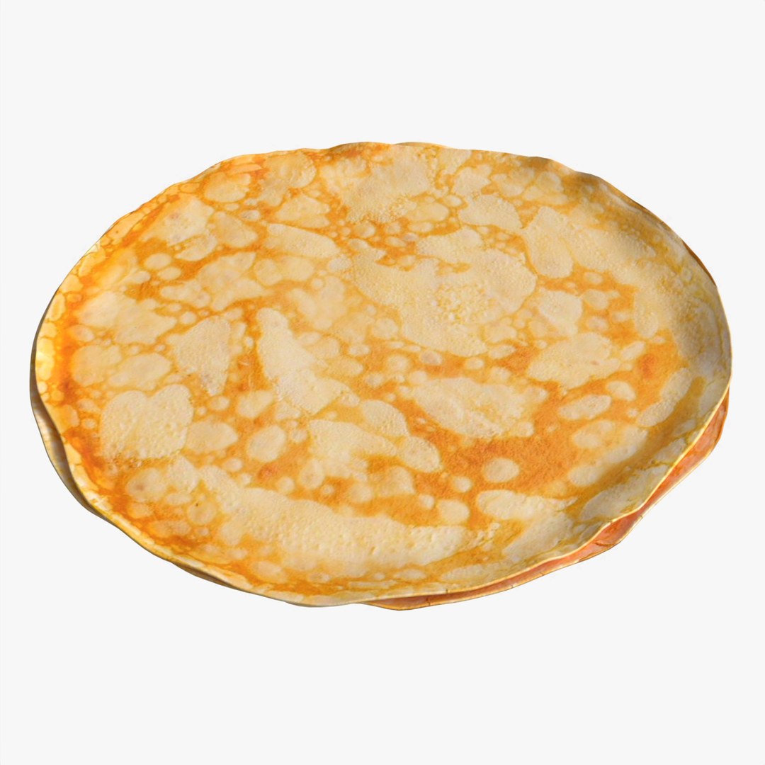 Pancakes Plain 3D Model - TurboSquid 1987819